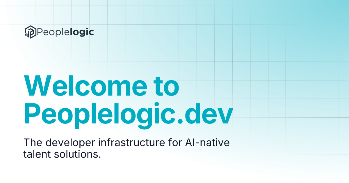 Welcome to Peoplelogic.dev | Peoplelogic